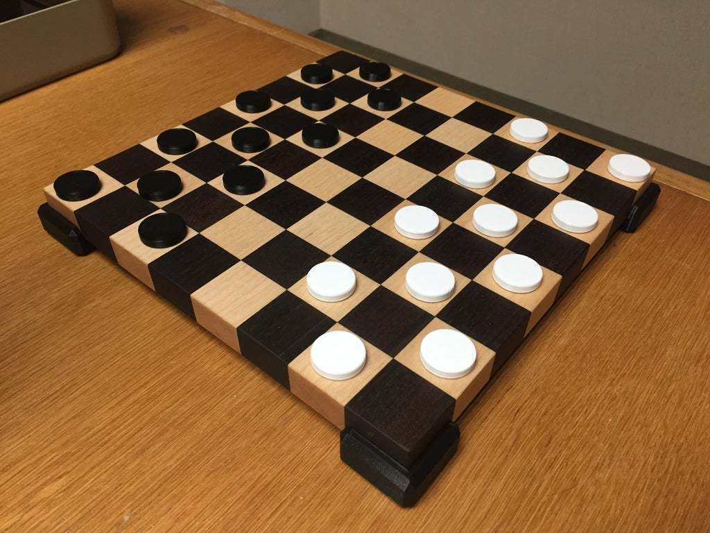 Free STL file Checkers・3D printer design to download・Cults